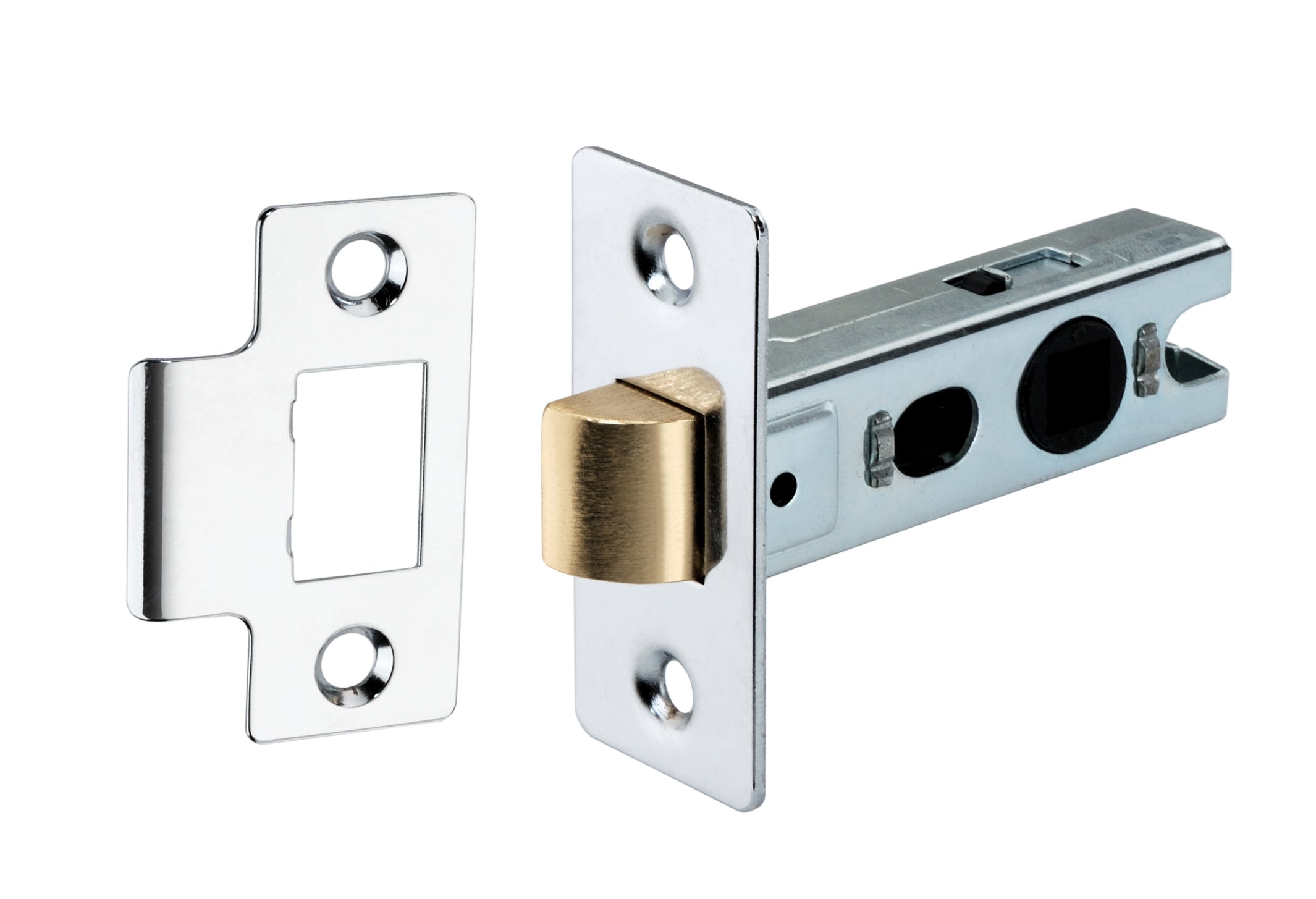 3" Eco Tubular Latch Polished Nickel – Arborfield Joinery